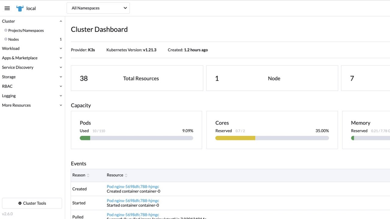 Rancher Server - HOSSTED